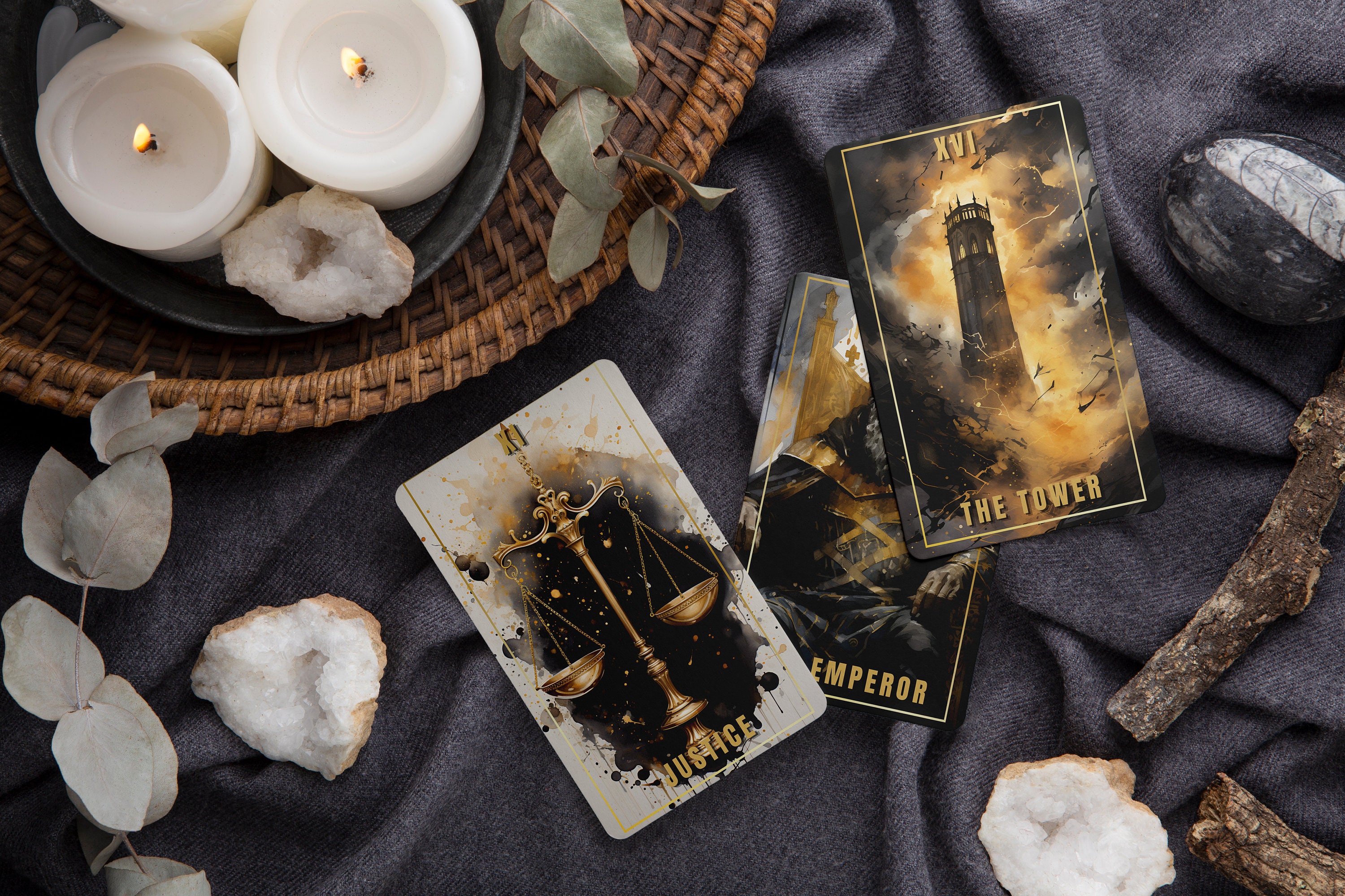 Shadow Path Tarot Card Deck // Tarot Card, Oracle Deck, Divination Tool ...