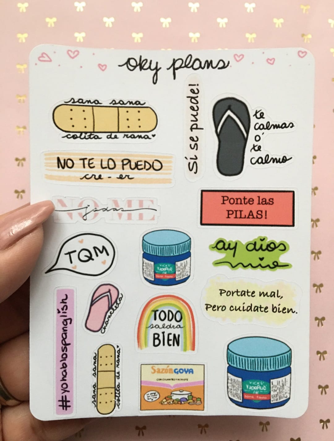 Spanish Sayings Stickers - Etsy