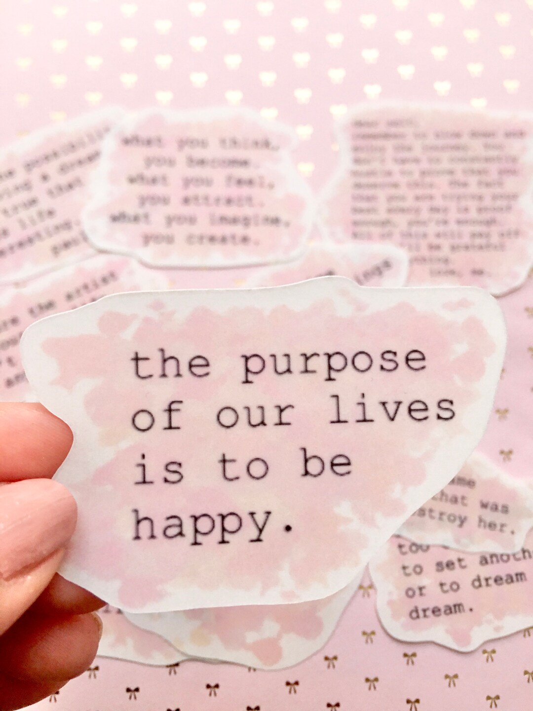 Life Quotes Sticker Pack - Etsy
