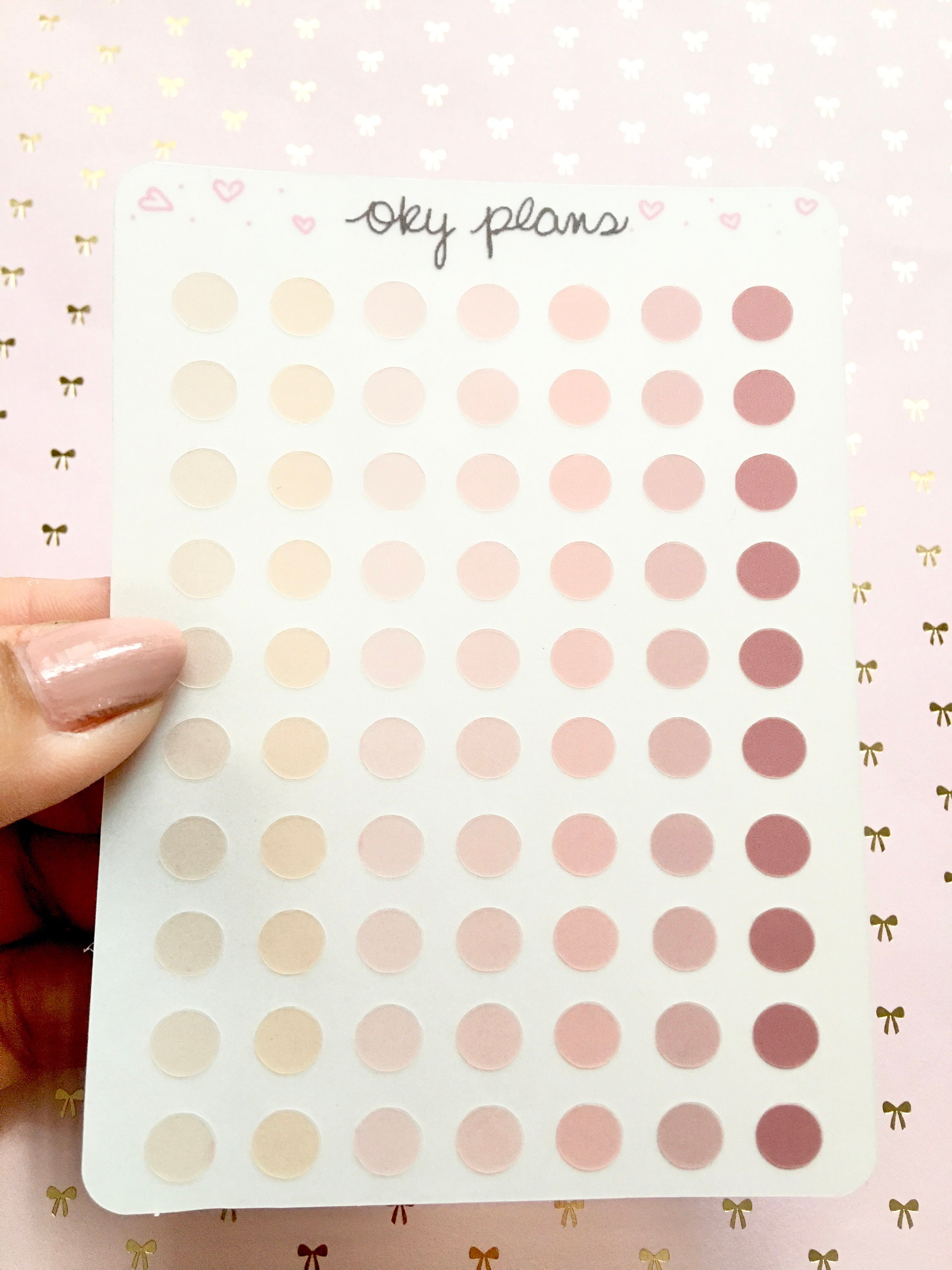 Transparent Dot Stickers - Etsy