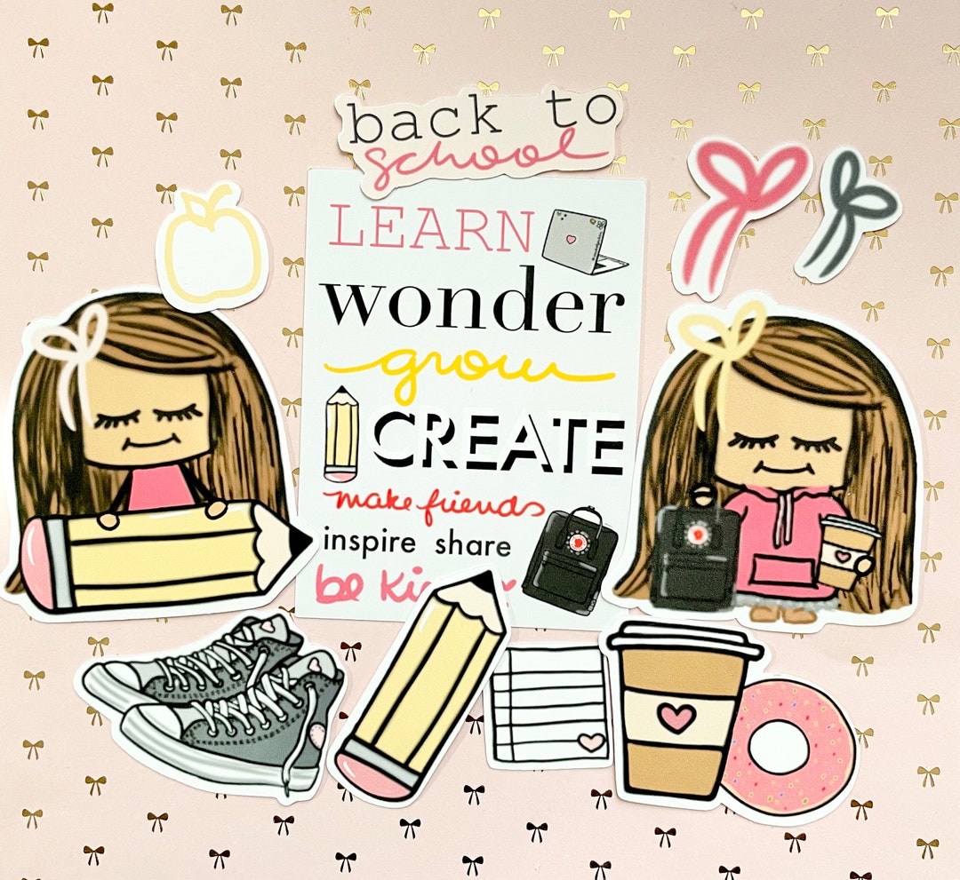 School is Back Sticker Pack - Etsy