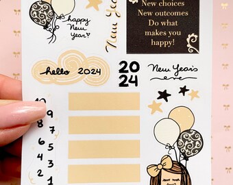Small Months of the Year Stickers Monthly Over View Stickers - Etsy