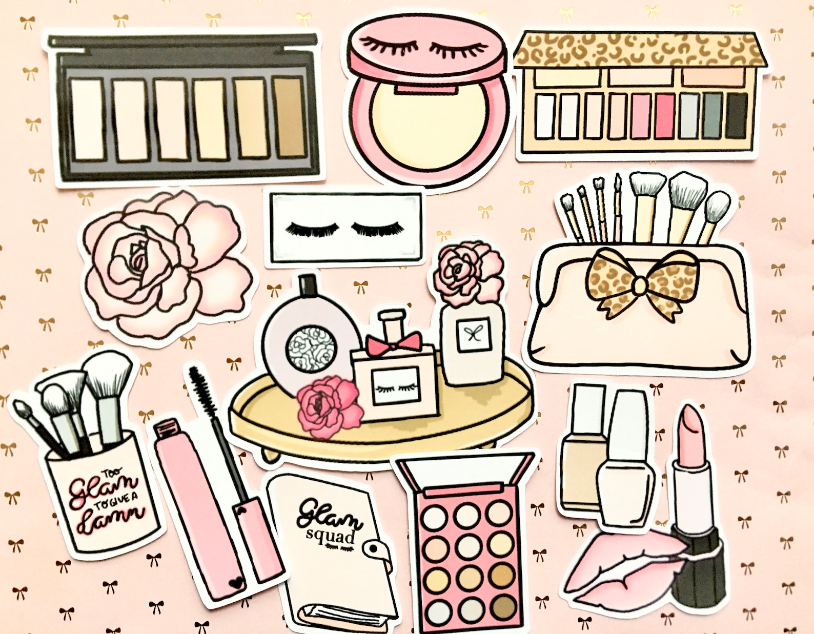 Glam Sticker Pack - Etsy