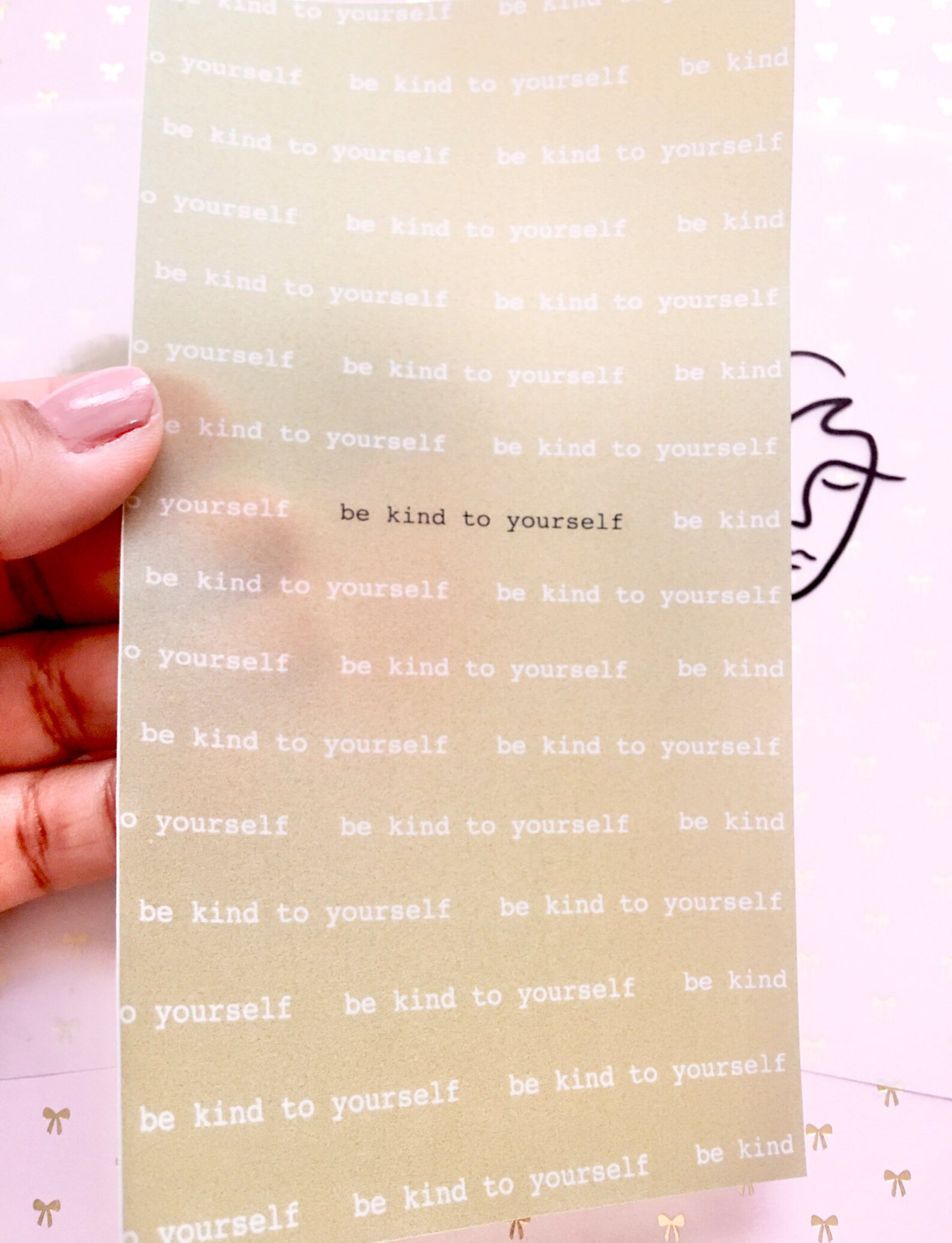 Self Love Theme Vellum Inserts - Etsy