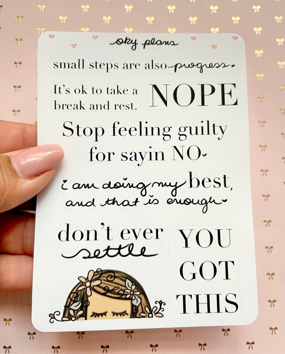 Journaling Quotes Stickers /2 - Etsy