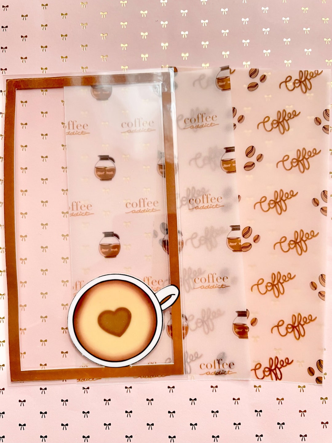 Coffee Please Vellum Inserts - Etsy