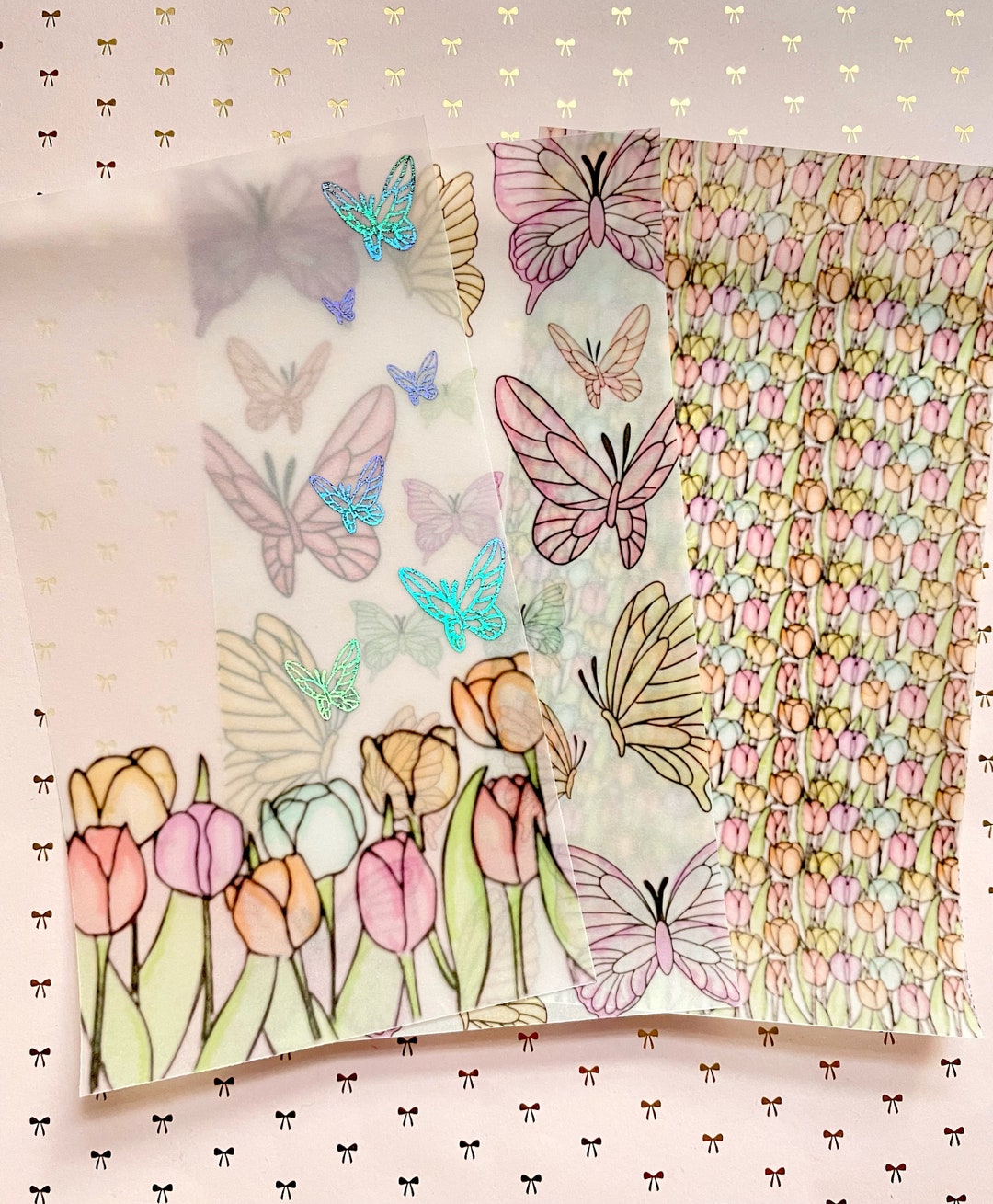 Spring Easter Vellum Inserts - Etsy