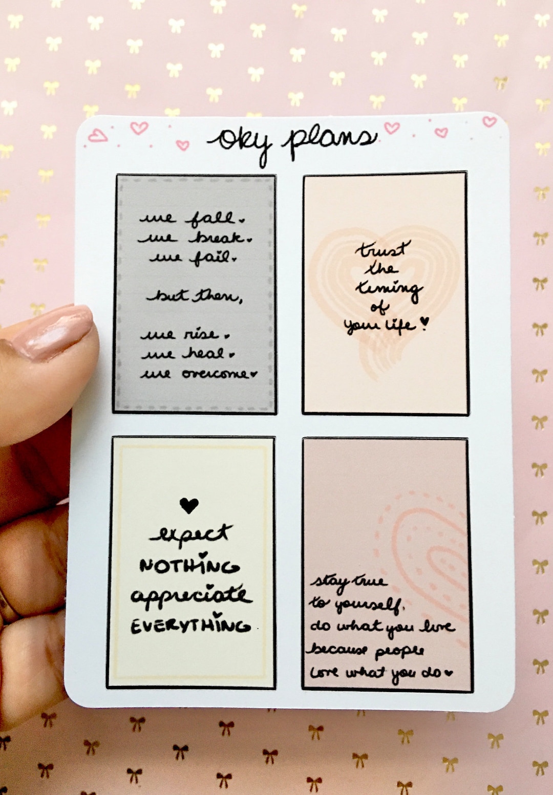 Boxed Quotes Stickers - Etsy