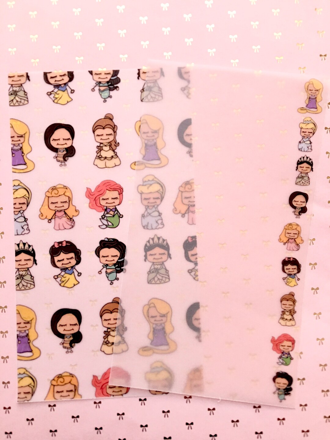 Princess Vellum Inserts - Etsy