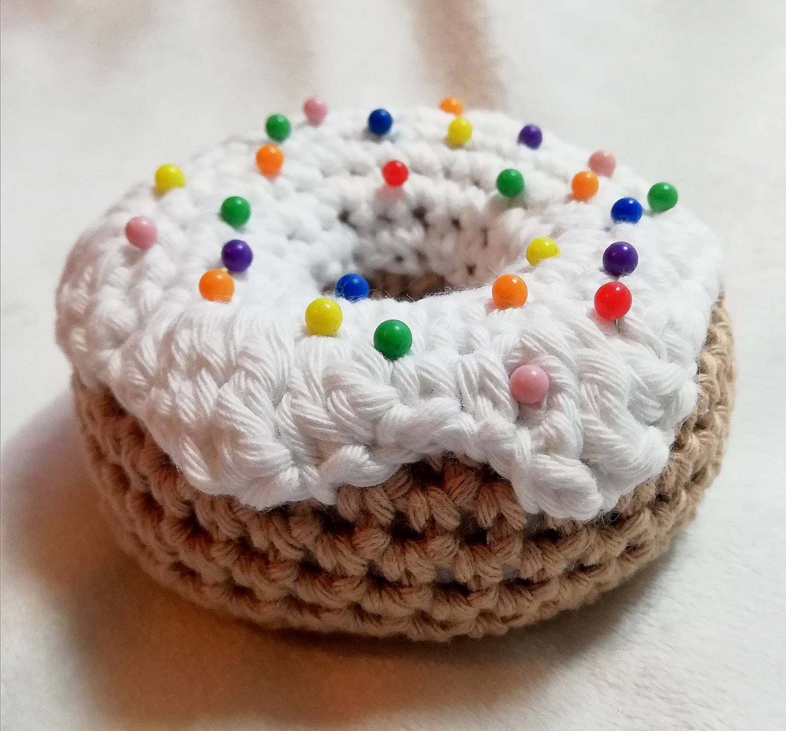 Hand-crocheted Doughnut Pin Cushion - Etsy