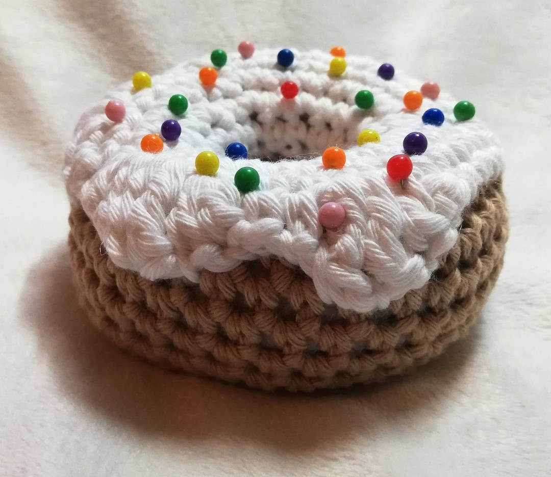 Hand-crocheted Doughnut Pin Cushion - Etsy