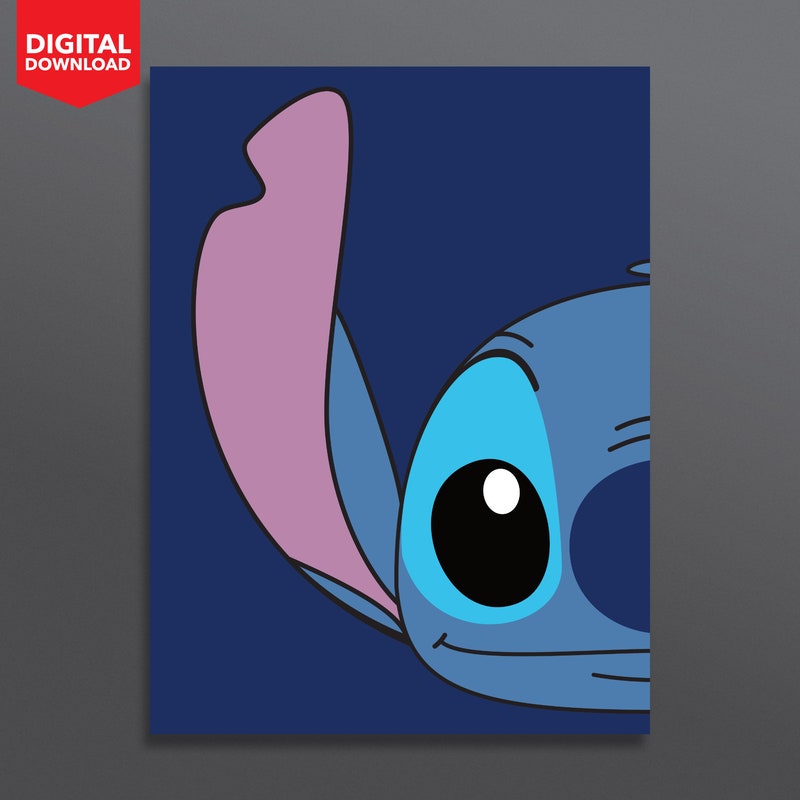 Stitch Poster - Etsy