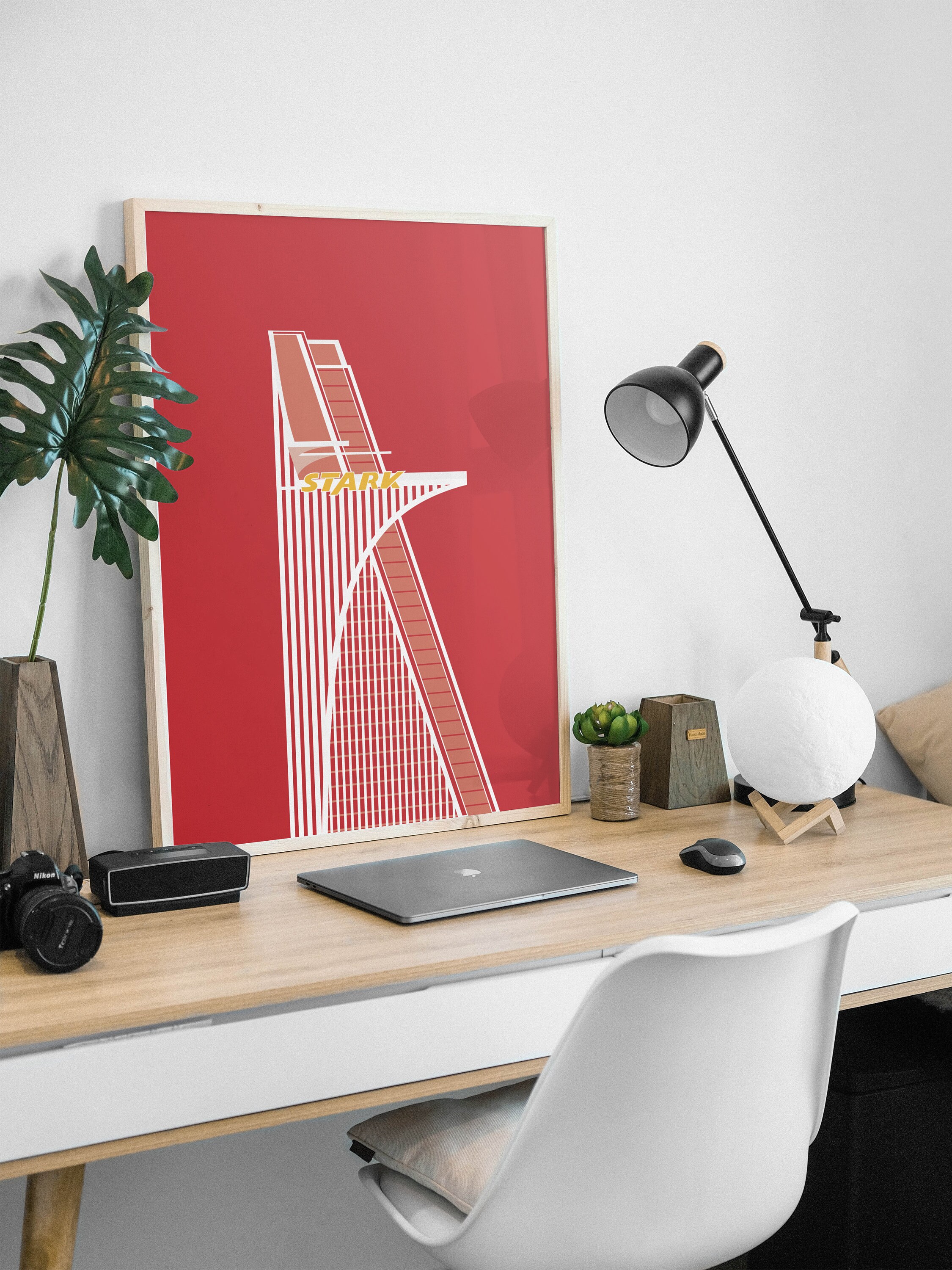 Stark Tower - Avengers - Iron Man - Red / Gold - Digital Download ...