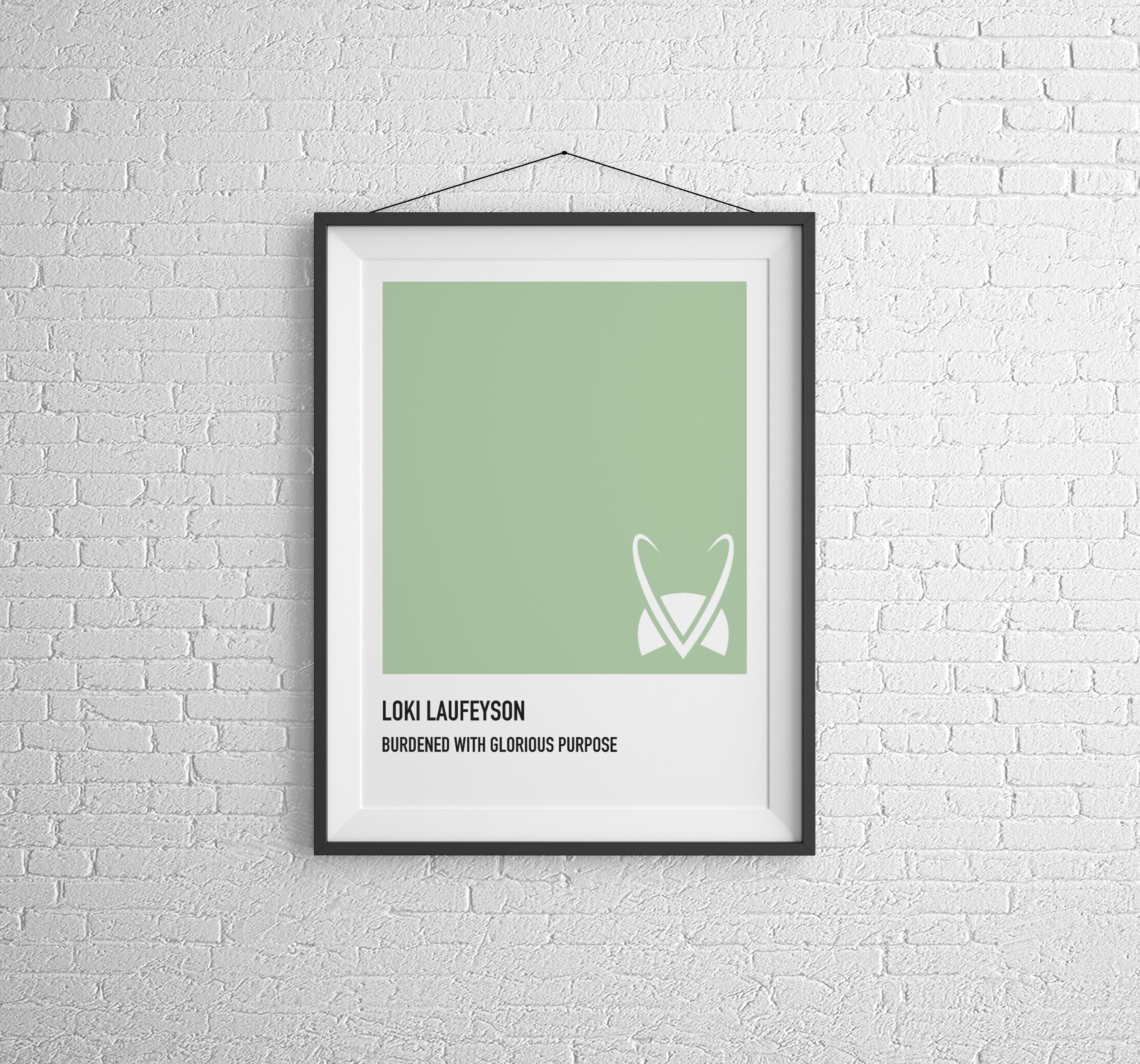 Buy Loki Laufeyson TVA Avengers Colour Swatch Light Green Digital ...