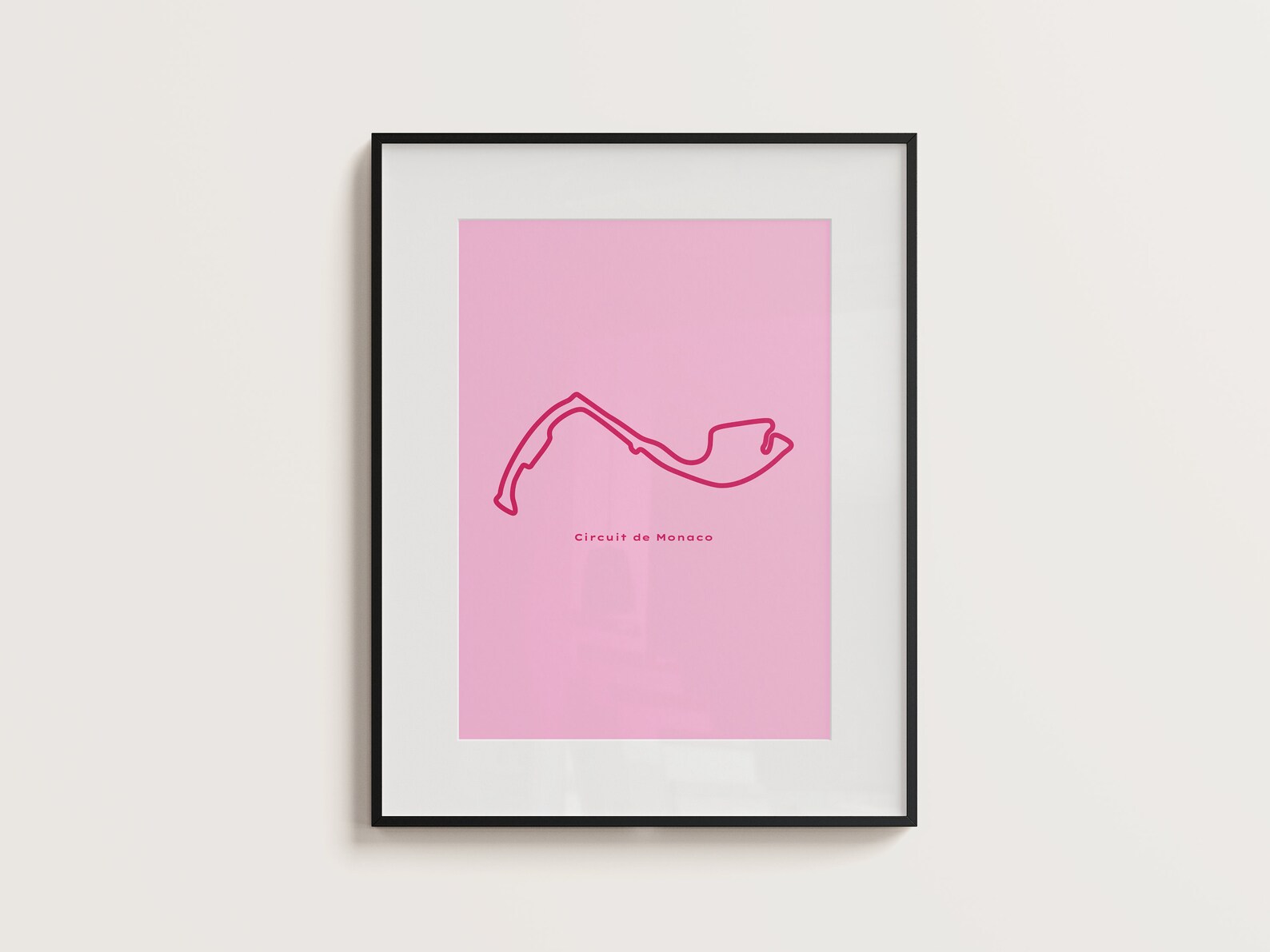 Formula One Poster Monaco Circuit Circuit De Monaco Digital Print ...
