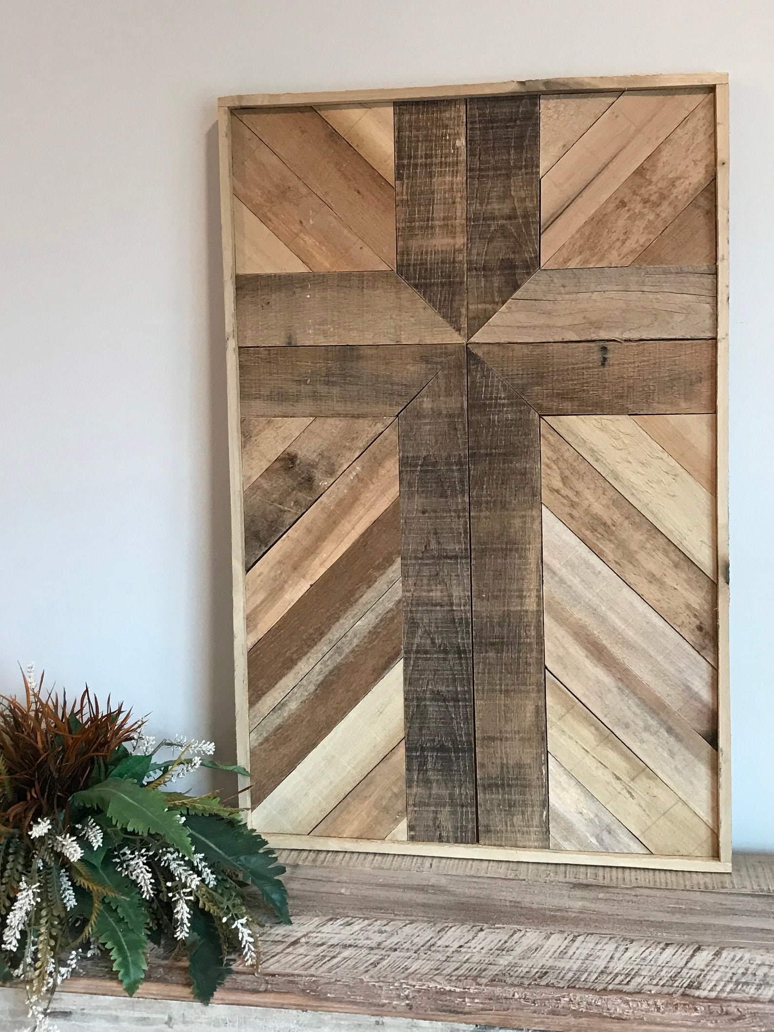 Large Handmade Rustic Wooden Cross - Etsy