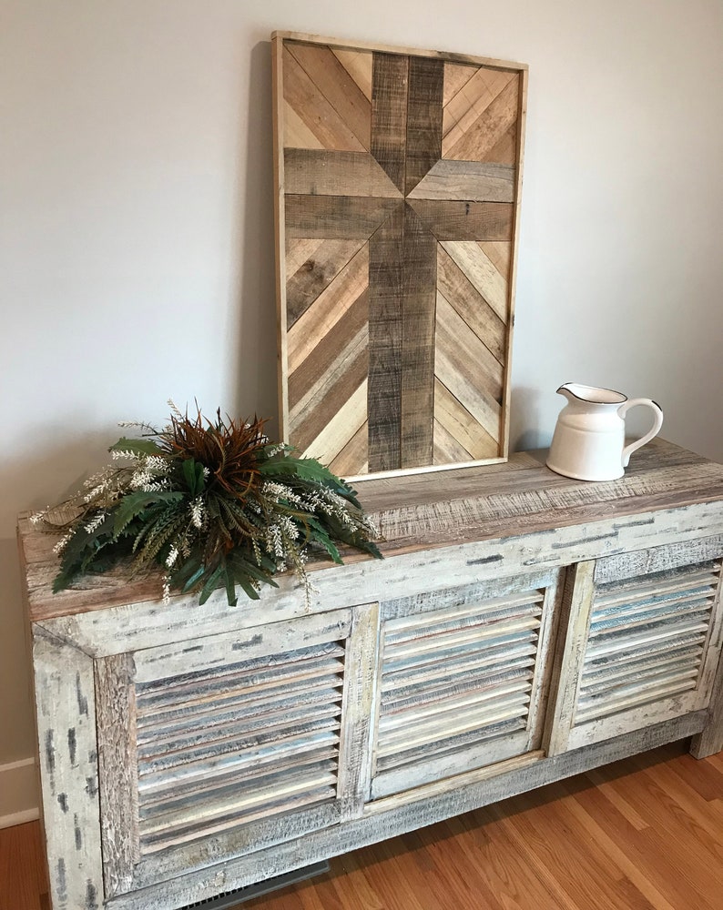 Large Handmade Rustic Wooden Cross - Etsy