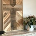 Large Handmade Rustic Wooden Cross - Etsy