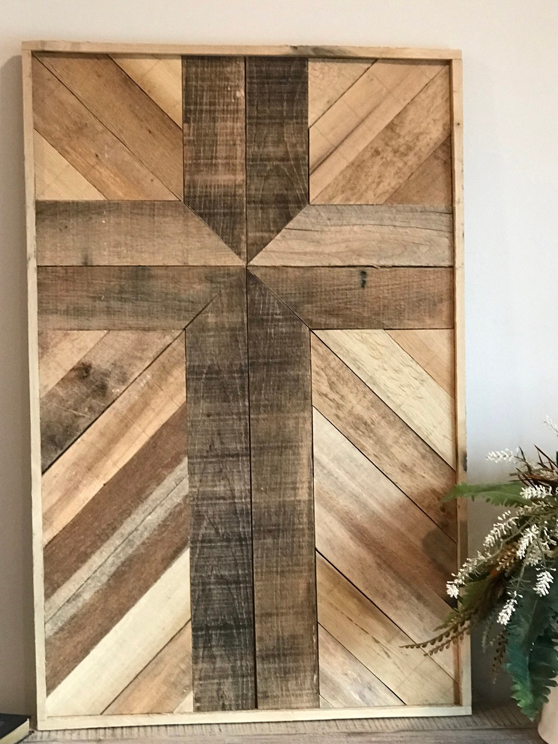 Large Handmade Rustic Wooden Cross - Etsy