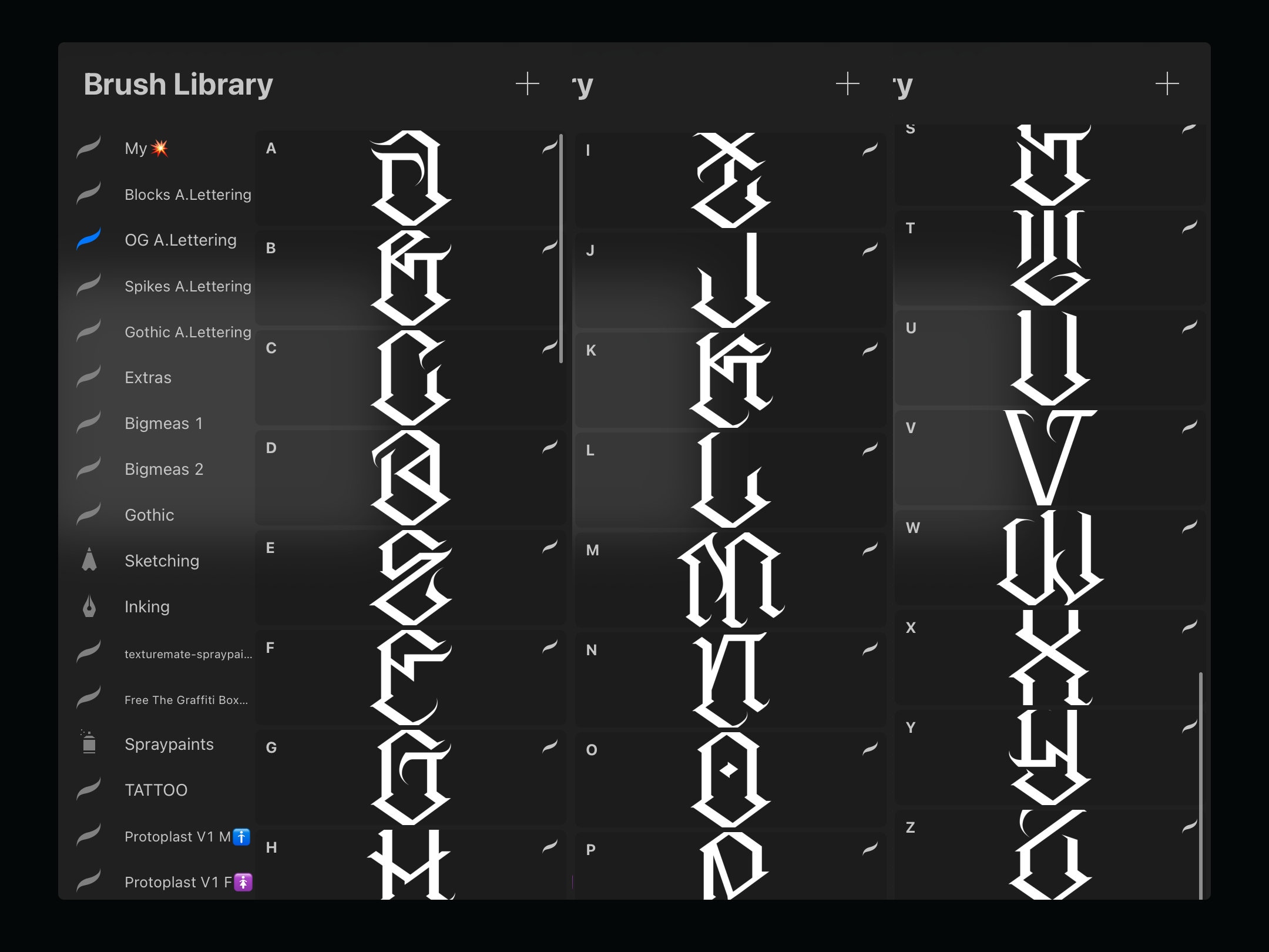 Big Meas Script Lettering Fonts