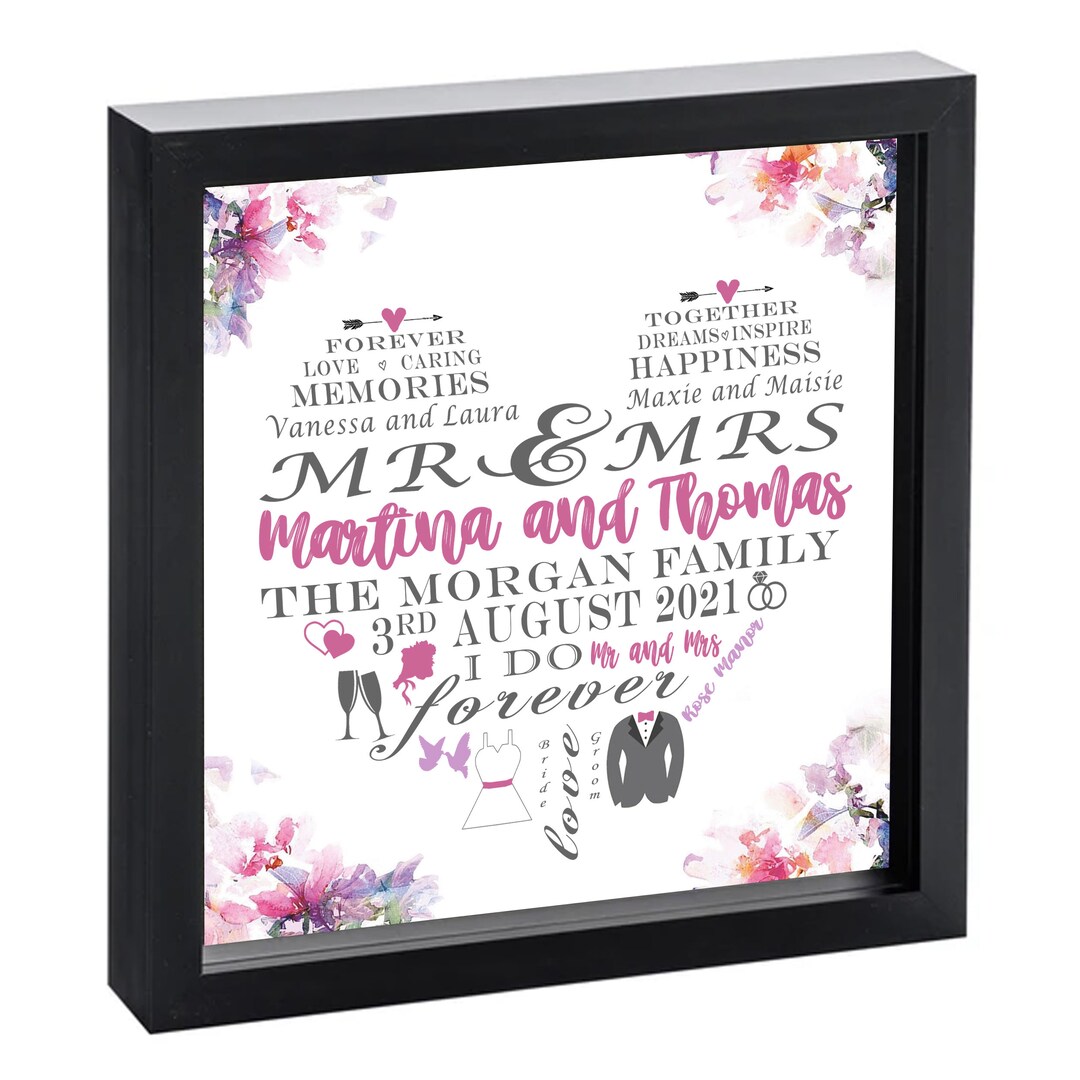 Unique Personalised Wedding Gift - Etsy