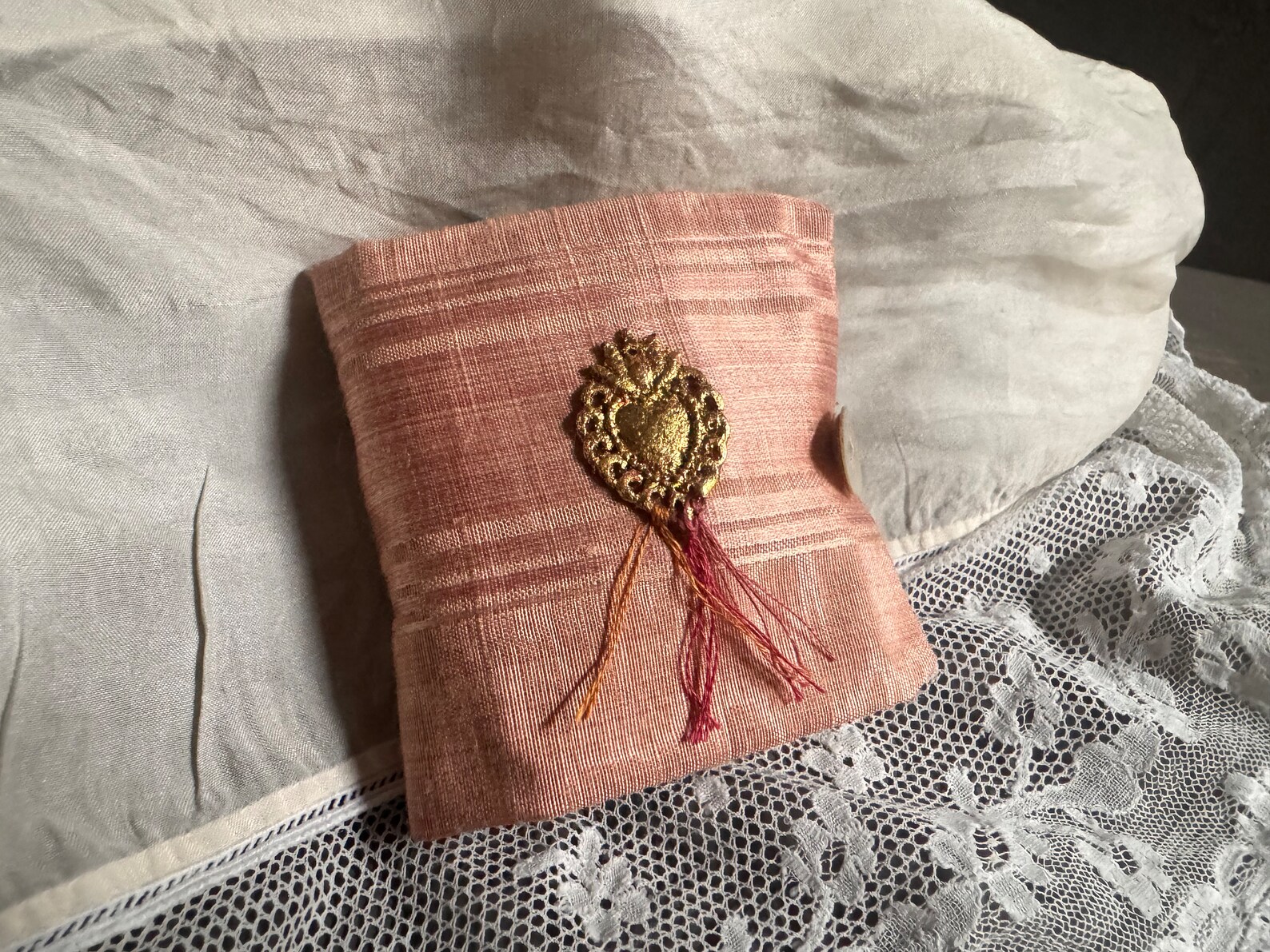 Handmade Shabby Religious Book. Flexible Fabric Religious Book ...