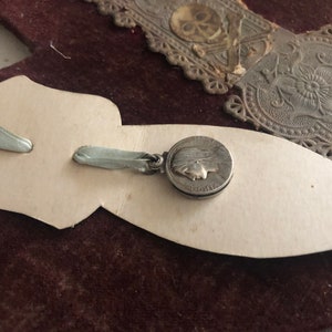 Religious Antique French Catholic Slider Locket Medal Shrine Pendant ...