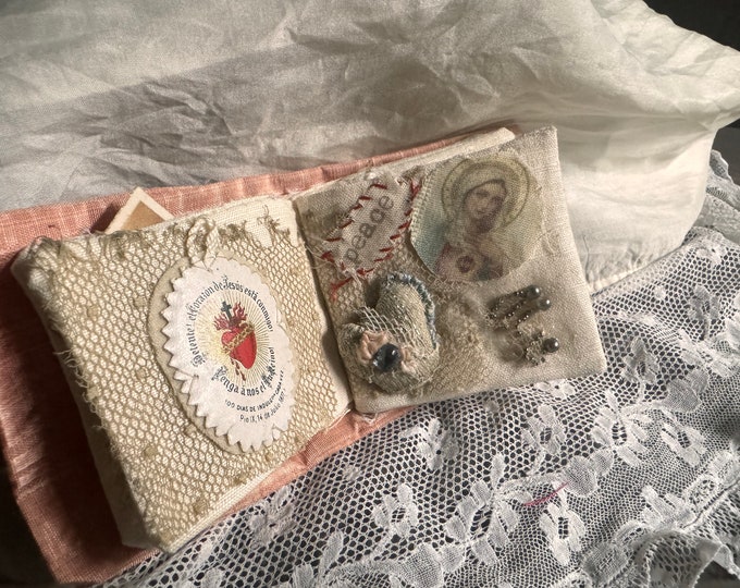 Handmade Shabby Religious Book. Flexible Fabric Religious Book ...