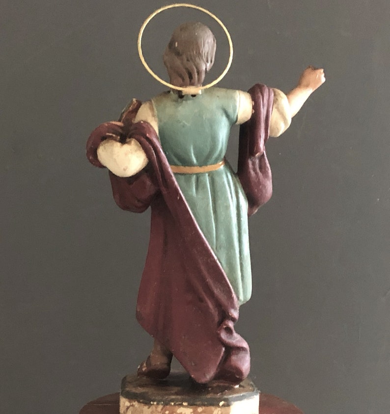 Antique Religious Statue of Saint Pancrazio, St Pancratius, Protector ...