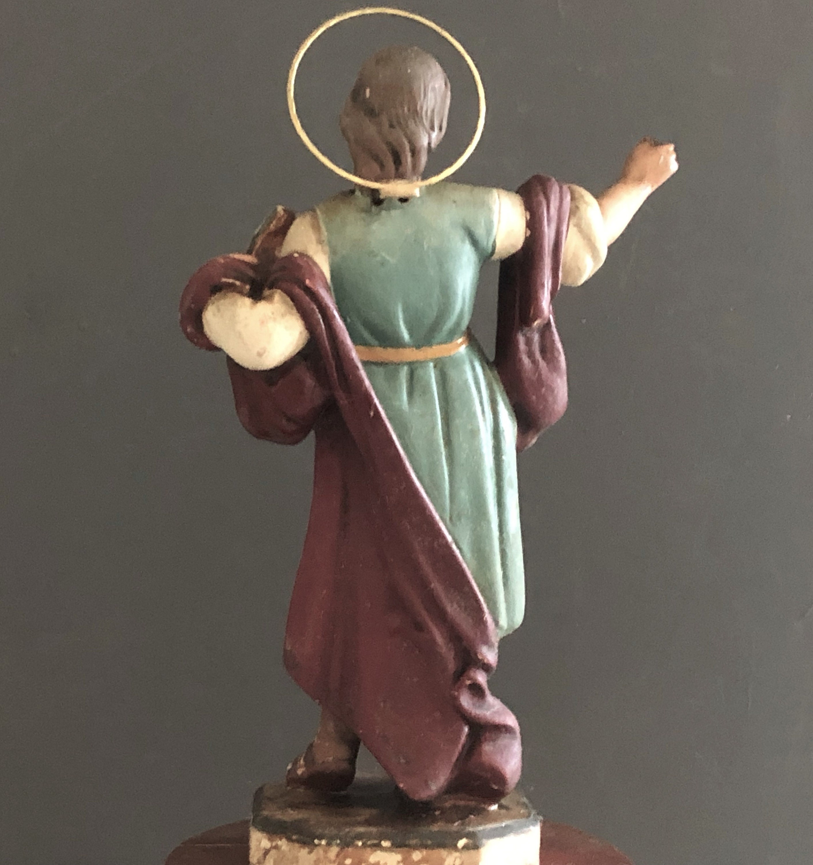 Antique Religious Statue of Saint Pancrazio, St Pancratius, Protector ...