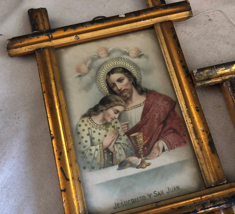 Very Antique Religious Frame 19th Century of Jesus Christ - Etsy