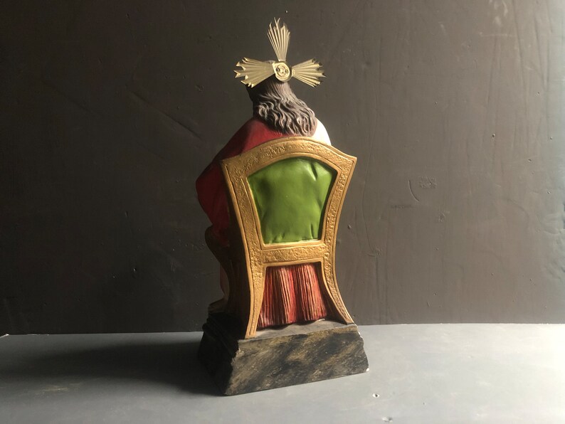 Sacred Heart of Jesus, Sitting Chair. Spain - Etsy