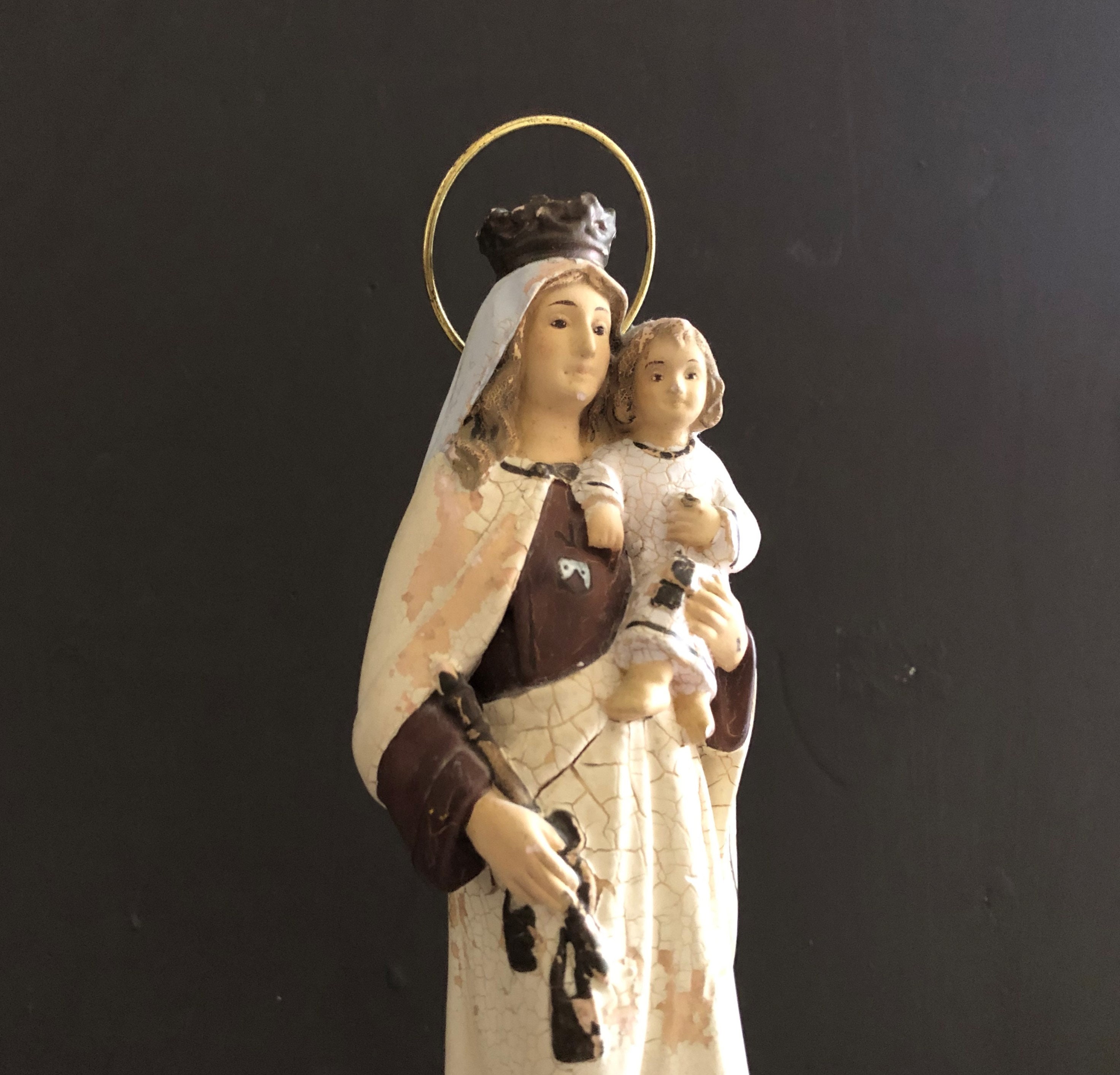 Virgin Mary Statue Altar Statue, Religious Statue Our Lady Catholic ...