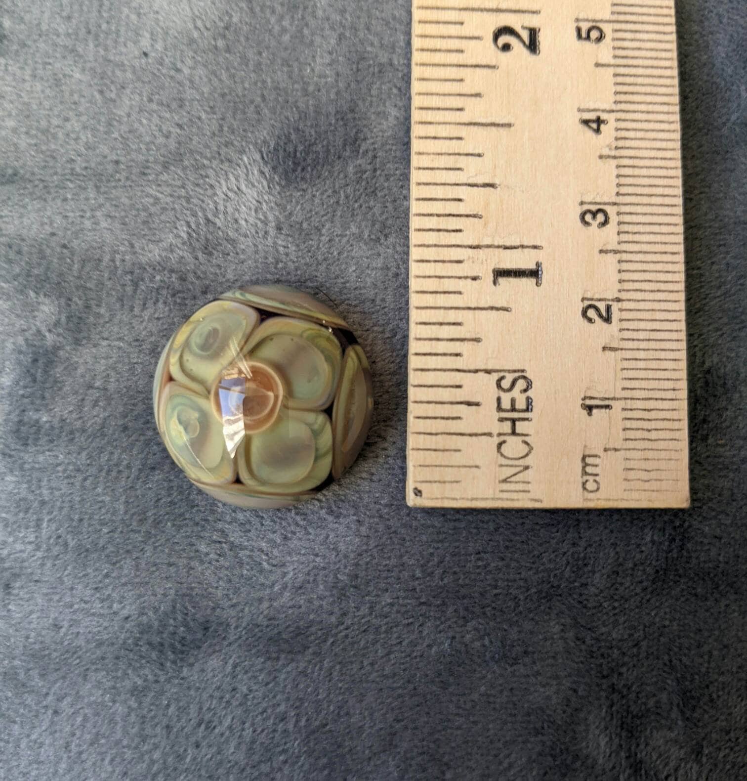 Floral Glass Pin, Dot Stack Glass Pin, Glass Jewelry, Glass Hat Pin ...