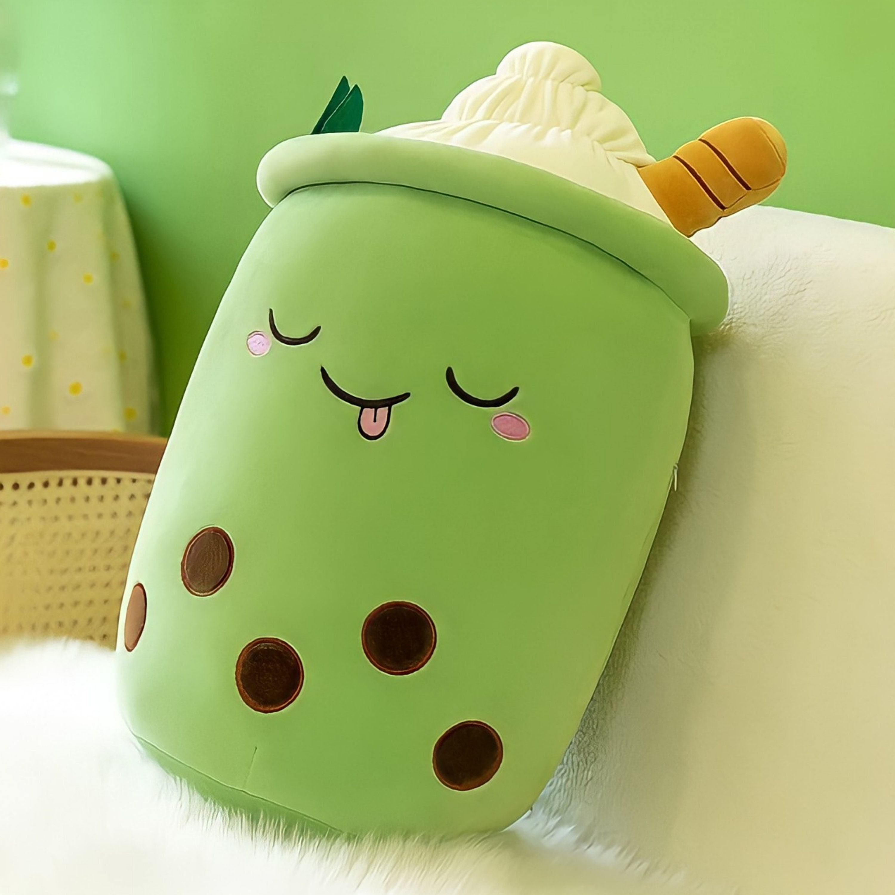 50cm Bubble Tea Plushie Boba Milk Tea Pillow Plush Giant - Etsy México