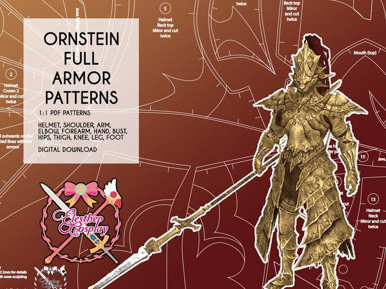 Ornstein PDF Armor Patterns - Etsy