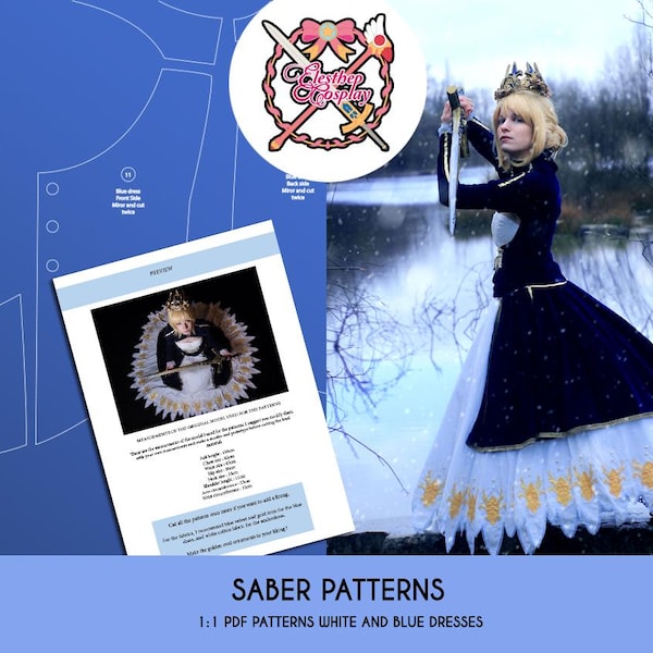 Fate Cosplay Pattern - Etsy