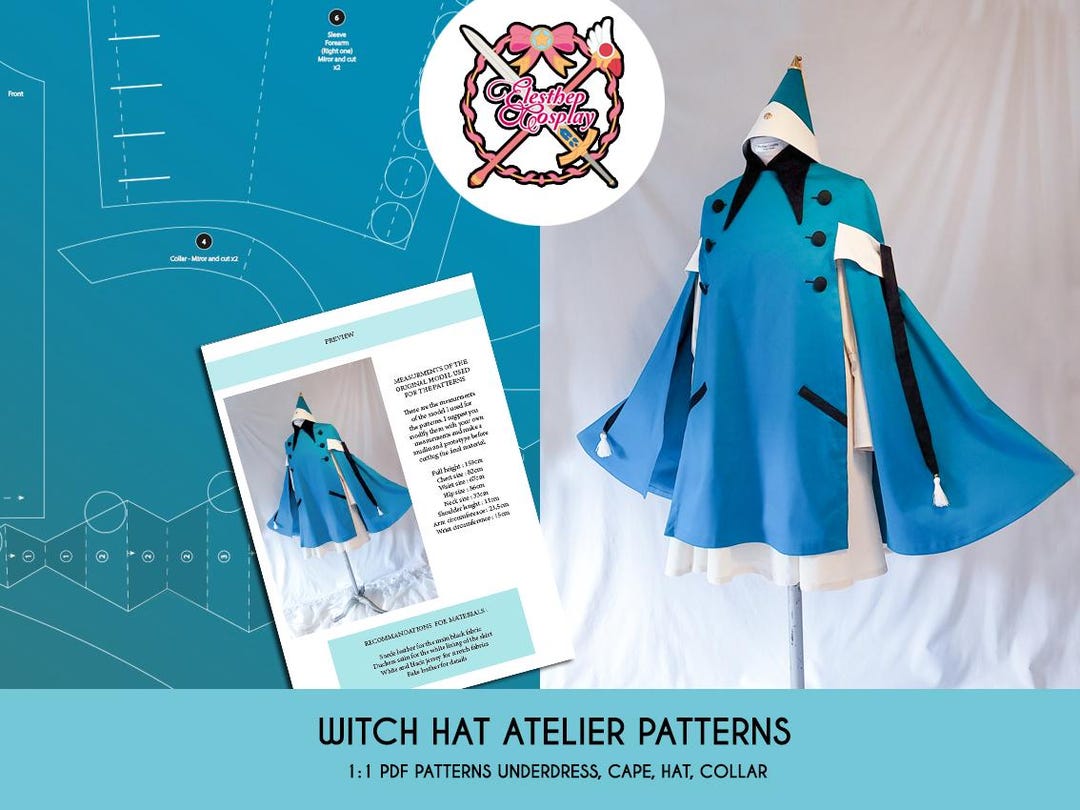 Witch Hat Workshop - Cosplay Patterns - Etsy