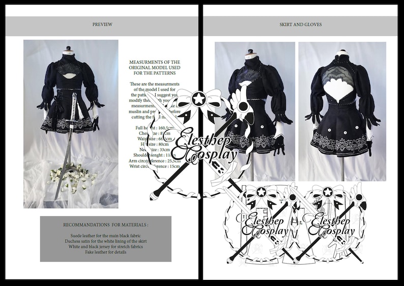 Nier Automata - 2B Patterns - Etsy