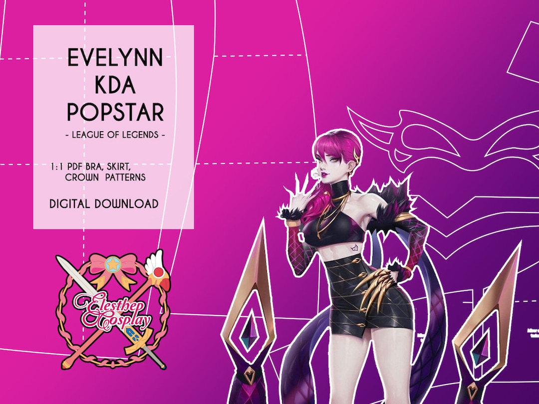 Evelynn KDA Popstar PDF Patterns - Etsy