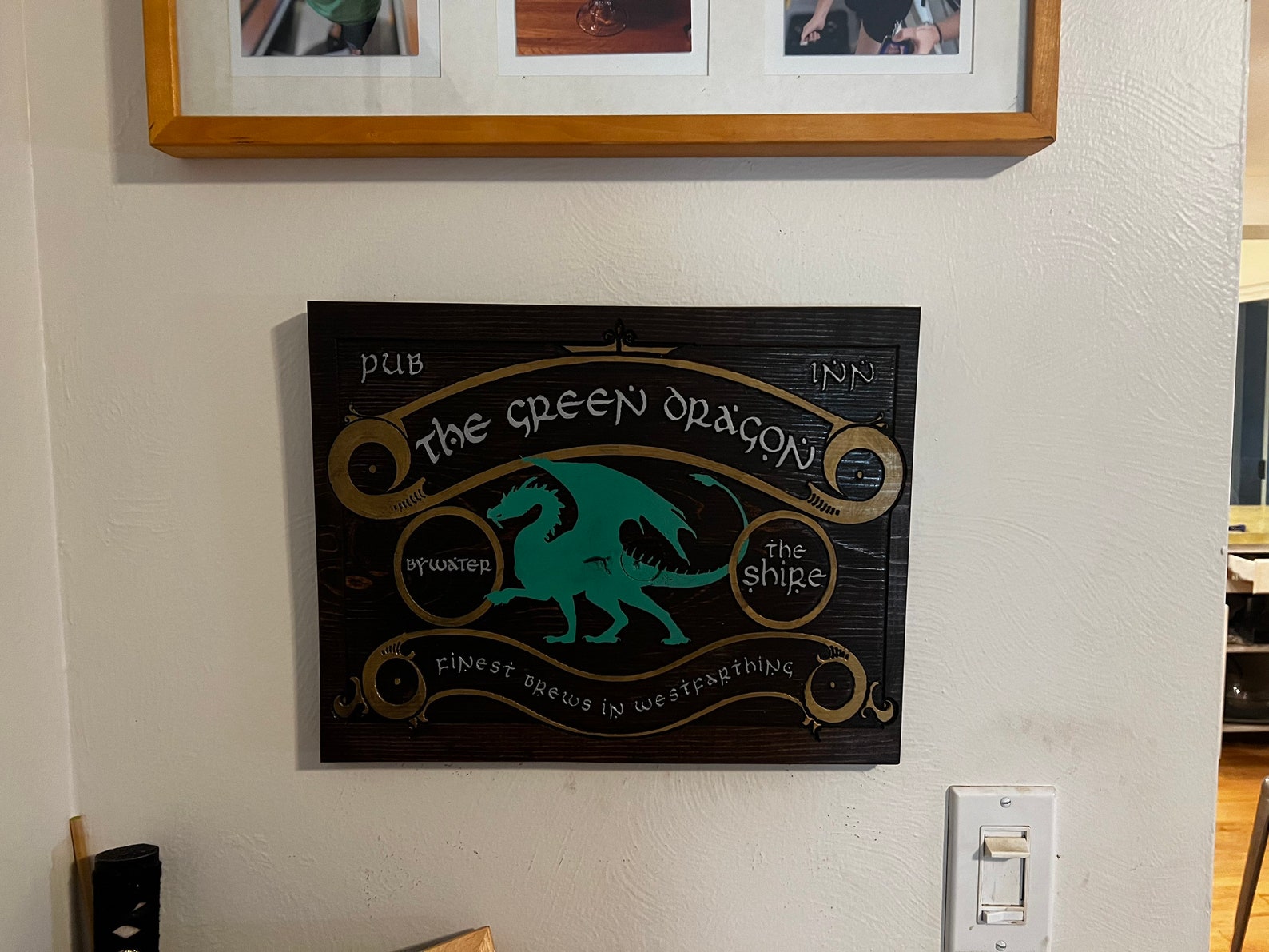 Green Dragon Pub/inn Sign - Etsy