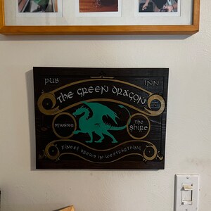 Green Dragon Pub/inn Sign - Etsy
