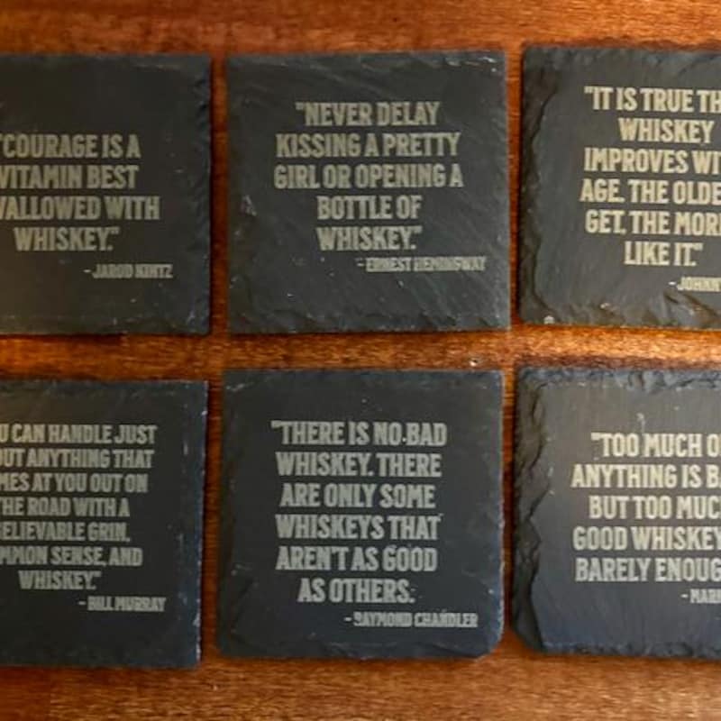 Quote Coasters - Etsy