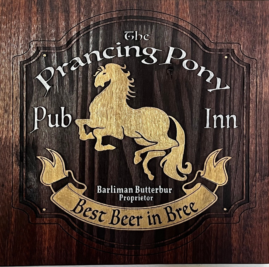Prancing Pony Inn Sign - Etsy