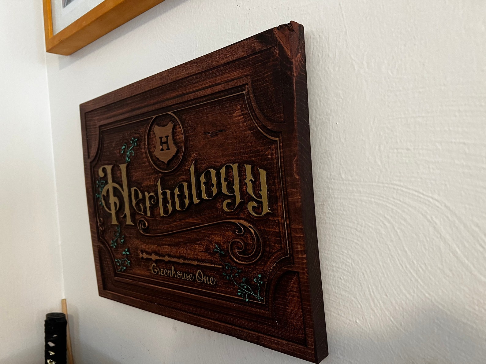 Herbology Greenhouse Sign Wizardly Fan Art - Etsy