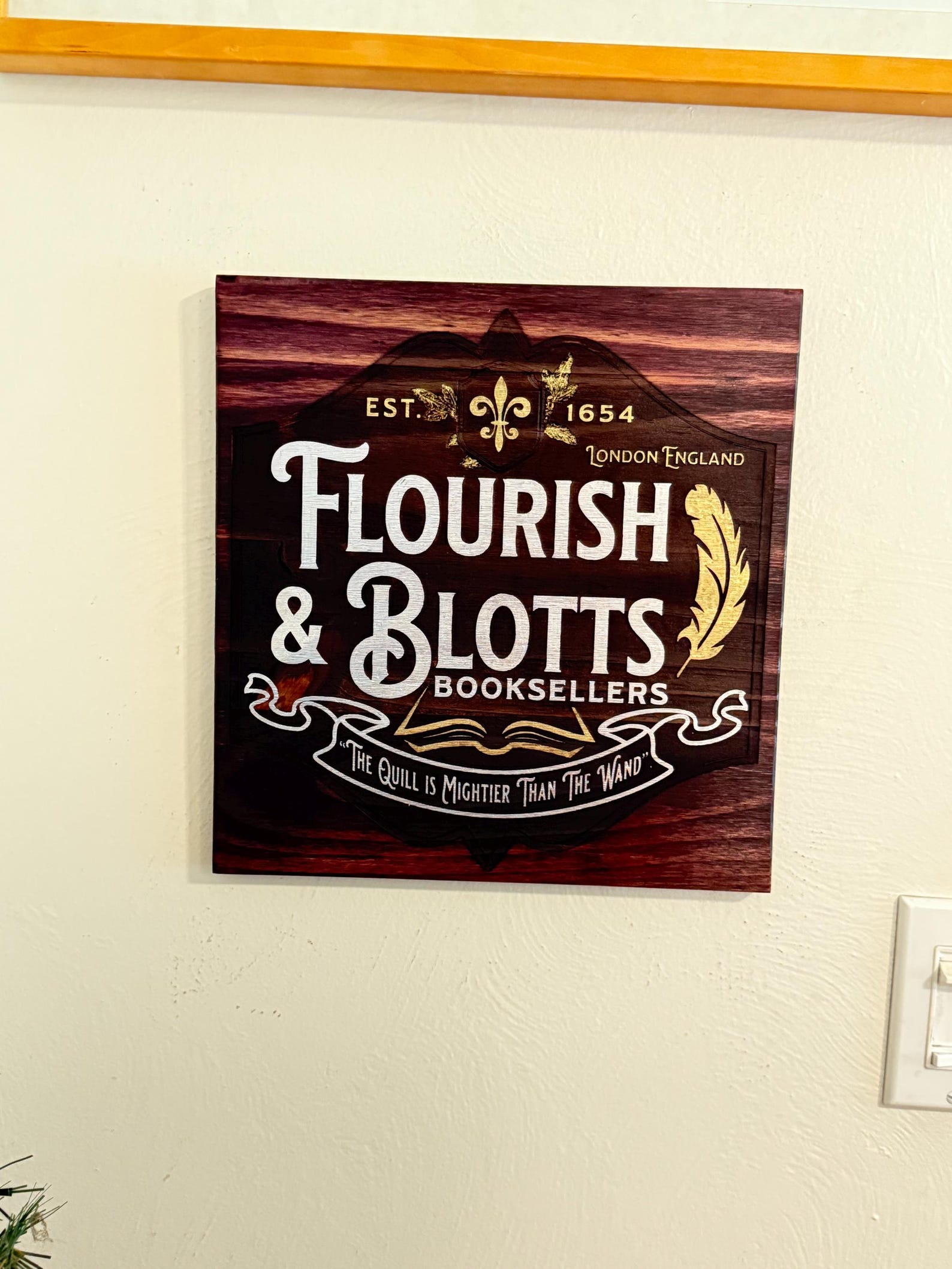 Magical Bookstore Sign- Wizardly Fan Art! - Etsy