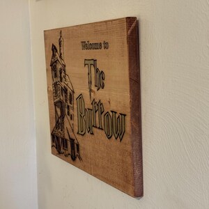 The Burrow Sign- Wizardly Fan Art! - Etsy