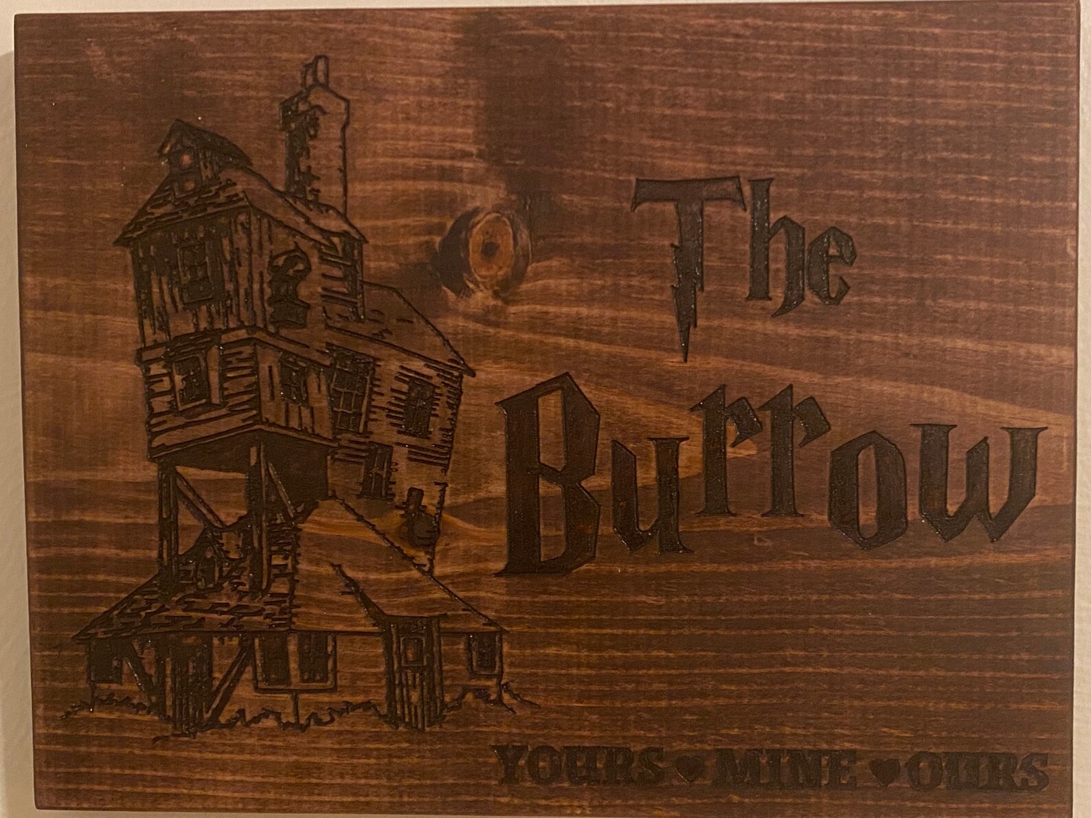 The Burrow Sign Wizardly Fan Art | Etsy