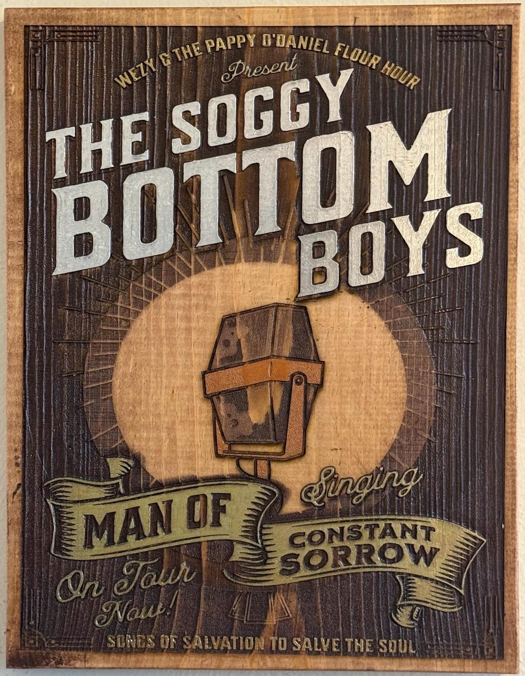 Soggy Bottom Boys Tour Sign - Etsy