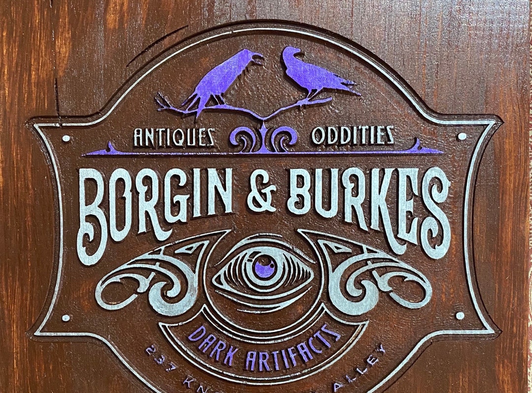Magical Antiques and Oddities Sign Wizardly Fan Art - Etsy